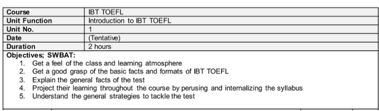 How to write a TOEFL lesson plan | Templates and Sample | Ostado - Tutoring